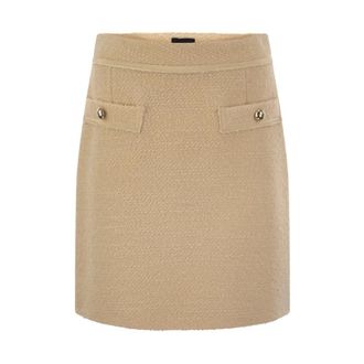 Fay Boucl&eacute; Minirock - - Skirts - Damen - Beige - L