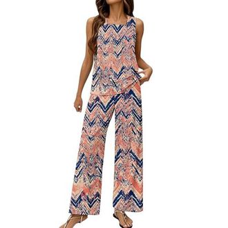 Generic Ensemble de surv&ecirc;tement pour femme tendance d&eacute;contract&eacute; de couleur unie avec col roul&eacute; et pantalon de surv&ecirc;tement pour femme, Orange, XXL