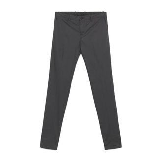 Incotex Homme, Pantalons, Gris, Taille: S Pantalon Slim Fit Gris Anthracite