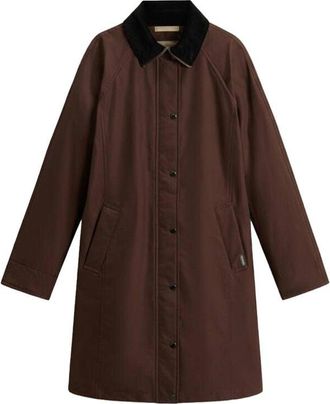 Woolrich Damen Mantel aus Ramar Cloth