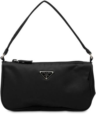 Prada Hobo Bags - Tessuto Shoulder Bag - Gr. unisize - in Schwarz - f&uuml;r Damen