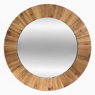 Atmosphera Atmosphera - Miroir Pamela en bois D83cm cr&eacute;ateur dint&eacute;rieur