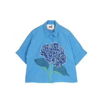 Mii Damen, Blusen & Hemden, Blau, MGr&ouml;&szlig;e