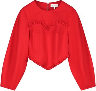 Fab By Fabienne Chapot Fabienne Chapot, Femme, Blouses et Chemises, Rouge, Taille: 40 FR Elin Top