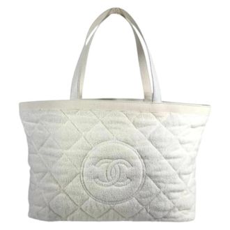 Chanel Pre-owned Vintage Tote Bag - - Pre-owned - Damen - Wei&szlig; - ONE SIZE