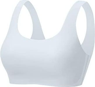 Generic Soutien-gorge confortable &agrave; col en V doux et l&eacute;ger pour femme 2026, bleu ciel, L