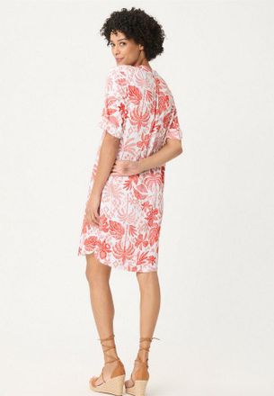 Olsen Midikleid Kleid mit Allover-Dessin
