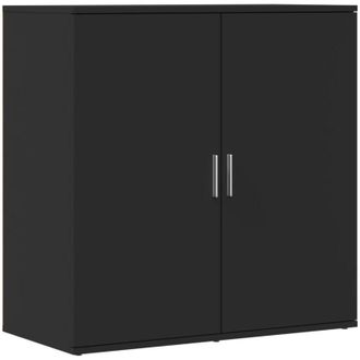 vidaXL Sideboard Schwarz 79x38x80 cm Holzwerkstoff - Vidaxl