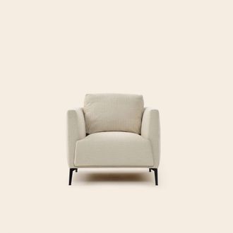 Madura Fauteuil Odelle Natt&eacute; &eacute;cru - ECRU