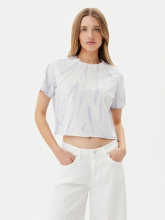 Guess T-Shirt V5GI19 I3Z14 Violett Regular Fit