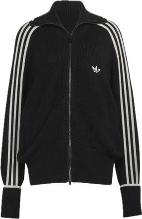 adidas Veste de surv&ecirc;tement Firebird en maille &eacute;paisse - Femme - Sport - Noir - Taille: 38 FR