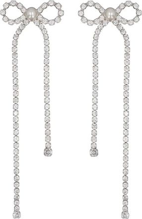 Self Portrait Femme, Accessoires, Gris, Taille: ONE Size Earrings