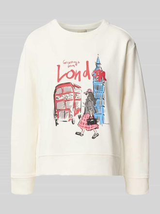 Milano Sweatshirt mit Motiv-Print und Rundhalsausschnitt