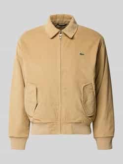 Lacoste Bomberjacke mit Logo-Applikation