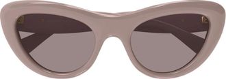 Bottega Veneta Femme, Accessoires, Violet, Taille: ONE Size Lunettes de soleil Cat-eye