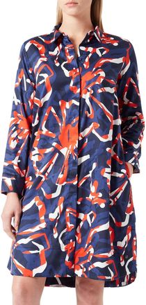 Bugatti Damen W1024-21325 Kleid, Marine-380, 48 EU