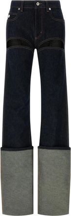 Jean Paul Gaultier Femme, Jeans, Bleu, Taille: W25 The Cut-Out Jeans