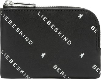 Liebeskind Liebeskind Berlin Womens Lena XS Monogram SFT Nap Wallet, Black