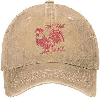 Generic Chaleur de lHiver, Sauce géniale dété avec Photo de Coq Casquette de Baseball Chapeau de Camionneur personnalisé réglable sur Mesure Hommes Femmes y2k