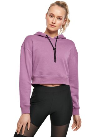 Urban Classics Ladies Short Terry Hoody, duskviolet, 3XL
