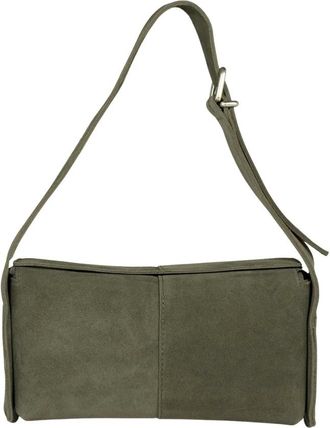 Vic Mati&eacute; Sac Bandouli&egrave;re Virginia en Daim - Femme - Sacs - Vert - Taille: ONE Size