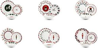 Excelsa Nutcracker Tellerservice 18 Stück