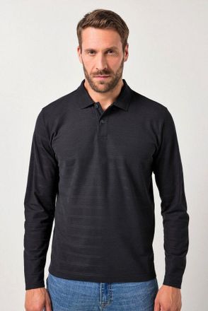 JP1880 Poloshirt JP AWARE Langarm-Poloshirt mit Biobaumwolle