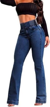 Generic Tenue Jean Noir Femme Mom Cotelé Confortable Couture Compression Pied Resille Sequin Ethnique Tissu Tunique Soiree Côté Electrique Magasin Italien Leg