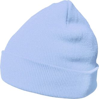 DonDon M&uuml;tze Herren M&uuml;tze Damen Winterm&uuml;tze Beanie klassisches Design hellblau