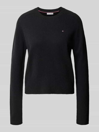 Tommy Hilfiger Slim Fit Pullover aus reiner Wolle