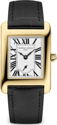 Frederique Constant montre Carree Small Seconds 36 mm - Blanc