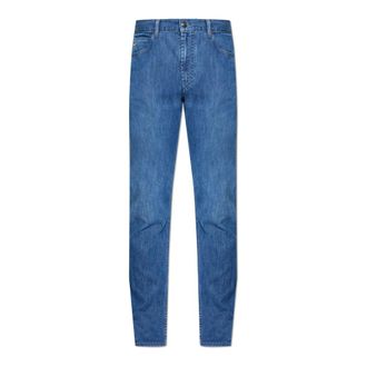 Emporio Armani Homme, Jeans, Bleu, Taille: W34 Jean Jambe Fusel&eacute;e