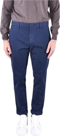 Dondup Joe Carrot Chino - Homme - Pantalons - Bleu - Taille: W34