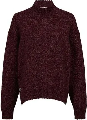 Lacoste Pull oversize en laine m&eacute;lang&eacute;e