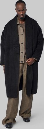 Jan-Jan Van Essche Coat With Standing Collar,jet Pockets