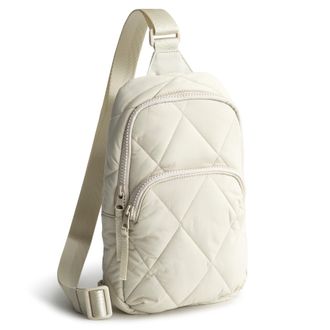 Vera Bradley Damen Nylon Lorman Sling Rucksack, Bimsstein, Einheitsgröße