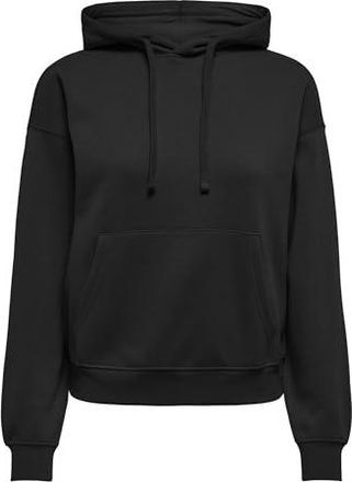 Only Sweat &agrave; Capuche SWT Noos pour Femme L/S, Noir, L