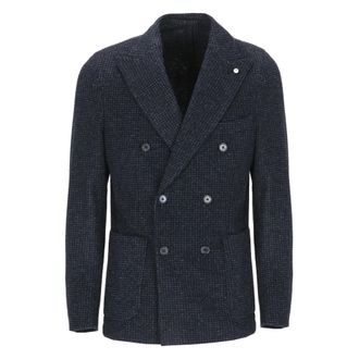 Lubiam Homme, Vestes, Bleu, Taille: M WSL Double Breasted Jacket