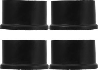 Hemobllo Kisangel rutschfeste Rohrbeinschoner 4 St&uuml;ck aus Gummi Schutzkappen f&uuml;r M&ouml;belbeine mit Feuchtigkeitsresistenter Oberfl&auml;che Passend f&uuml;r B&uuml;rost&uuml;hle und 