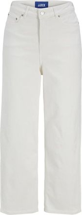 Jack & Jones Jack & Jones Damen Jxmilla Culotte Hw C185 DNM Ln Jeans, White Denim, 27W / 32L EU