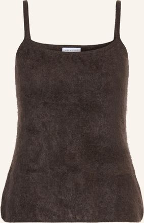 Mrs & Hugs Mrs & Hugs Stricktop Aus Cashmere braun