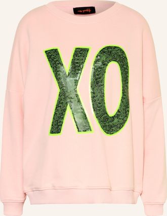 Miss Goodlife Miss Goodlife Oversized-Sweatshirt Mit Pailletten rosa