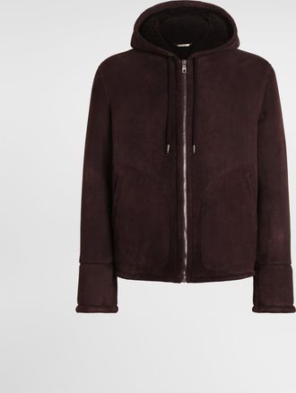 Dolce & Gabbana Lammfelljacke Aus Veloursleder - Mann M&auml;ntel Und Jacken Mehrfarbig 46
