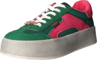 Buffalo Cajo - Gr&uuml;n/Pink Kunstleder Weite Normal, Schuhgr&ouml;&szlig;e 37