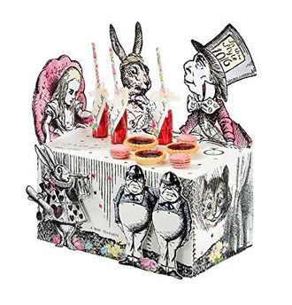 Talking Tables Truly Alice in Wonderland; Büffetstand für Teekränzchen, Hochzeiten und Geburtstagspartys, Verrückte Hutmacher-Party