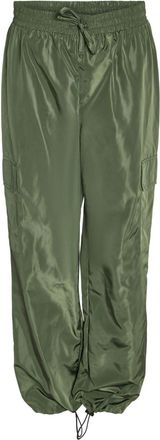 Noisy May Damen NMSKY HW Cargo RAINPANTS FWD NOOS Cargohose, Kombu Green/Detail:Black Trim, X-Large