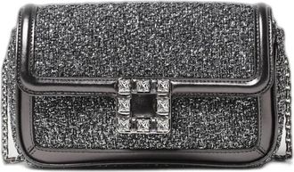 Roger Vivier Viv Jeu de Fille Sac bandouli&egrave;re - Femme - Sacs - Gris - Taille: ONE Size