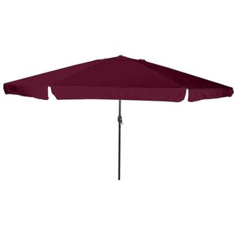 vidaXL Vidaxl - Parasol de jardin Rouge, Noir 395 x 395 x 245 cm