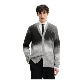 Desigual Manchester Cardigan - - Knitwear - Herren - Grau - M