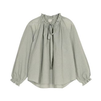 APOF Aina Bluse - - Blouses & Shirts - Damen - Gr&uuml;n - L